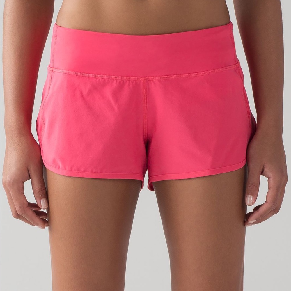 Lululemon Speed Up Shorts 25 Mid Rise Gem